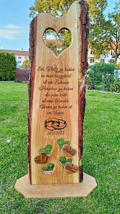 Holzaufsteller Hochzeit In 2025 Hochzeitsgeschenk Basteln Holz Hochzeitsgeschenke Holz