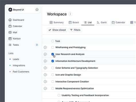 Tasks List Ui By Beyond Ui On Dribbble