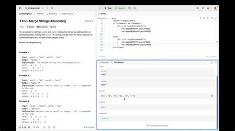 Merge Strings Alternately Youtube
