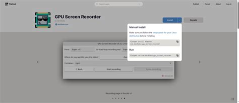 How To Use The Flathub GPU Screen Recorder Swyshare
