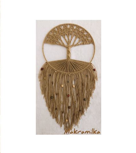 Handmade Macrame Wall Hanging Tree Of Life Etsy