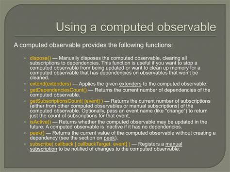 Knockoutjs Part Computed Observables Pptx Programming Languages Computing