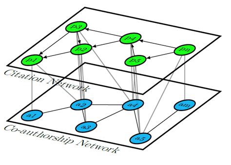Diagrams Of Interdependent Citation And Co Authorship Networks A Download Scientific Diagram