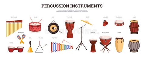 Rayo Inconcebible Doblado Percussion Instruments With Names And