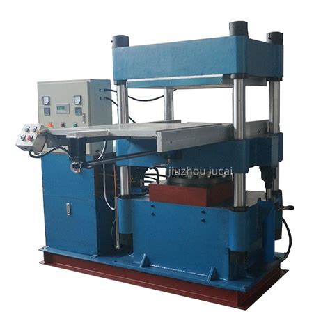 Automatic Rail Sliding Rubber Plate Vulcanizing Press Machine Rubber Compression Moulding Press