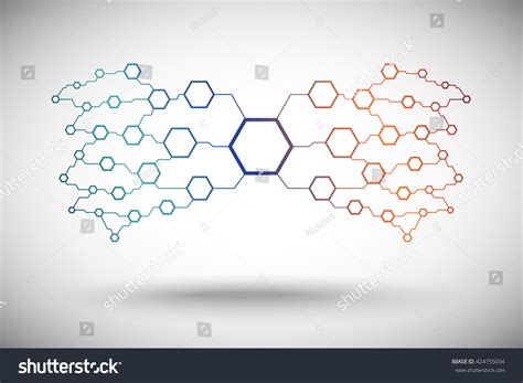Network Cells Interconnected Vector Graphics Stock Vector Royalty Free 424755034 Shutterstock