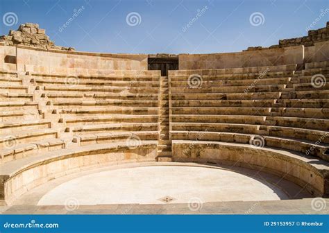 Small Amphitheatre In Amman Stock Image Image Of Amphitheatre