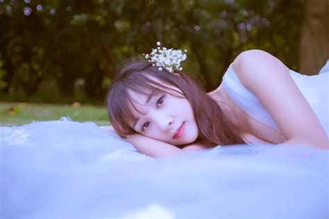 攝影清純少女純白婚紗唯美動人 每日頭條