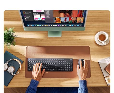 Ugreen 2 4g Wireless Keyboard 104 Keys Concave Keycaps For Laptop Pc Shopee Malaysia