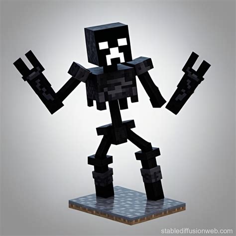 Minecraft Wither Skeleton Details Stable Diffusion Online