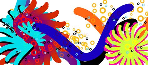 Abstract Colorful Background Dynamic Shape Vector Illustration Stock