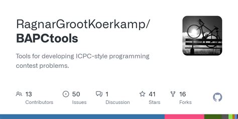 Github Ragnargrootkoerkampbapctools Tools For Developing Icpc Style Programming Contest