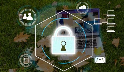 Cybersecurity Concept Global Network Security Technology Business People Protect Personal