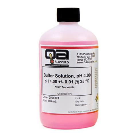 Ph 4 00 Buffer Solution Qa Supplies