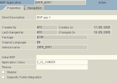 BSP Business Server Pages SAP ABAP