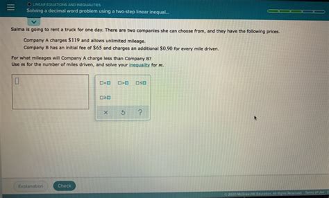 Solved O LINEAR EQUATIONS AND INEQUALITIES Solving A Decimal Chegg
