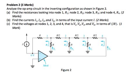 Solved Analyse The Op Circuit In The Inverting Chegg Com