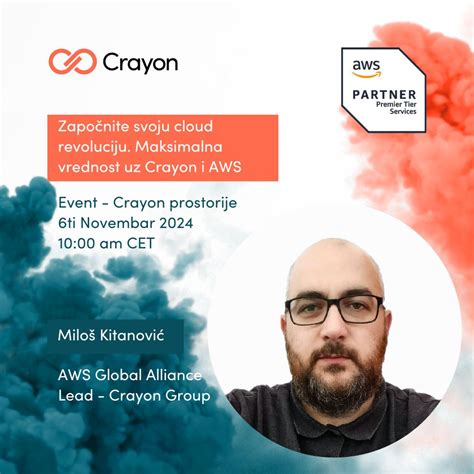 Milos Kitanovic On Linkedin Crayon And Aws Accelerate Your Cloud
