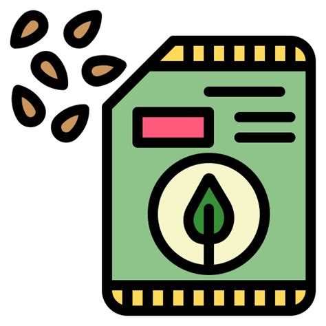 Seed Bag Generic Color Lineal Color Icon Seed Bag Generic Color Lineal Color Icon