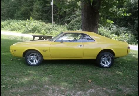 1968 Amc Javelin Sst 290 Yellow Rwd Automatic For Sale