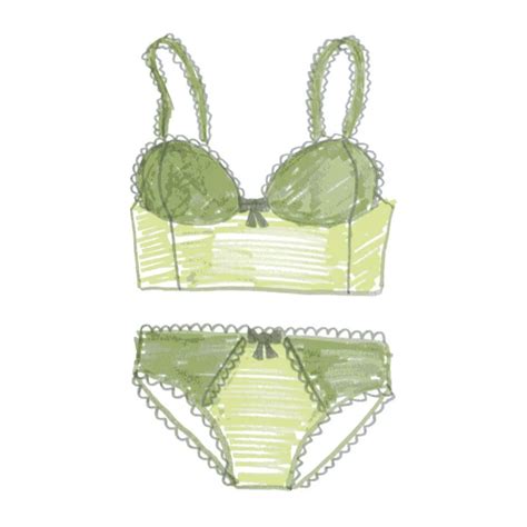 Hand Drawn Sexy Lingerie Set Stock Vector Image By ©comotom0 43731935