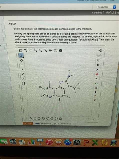 Solved Select The Atoms Of The Hetercyclic Nitrogen Chegg
