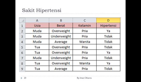 Decision Tree Dengan Rapid Miner ~ Intan Oktaria