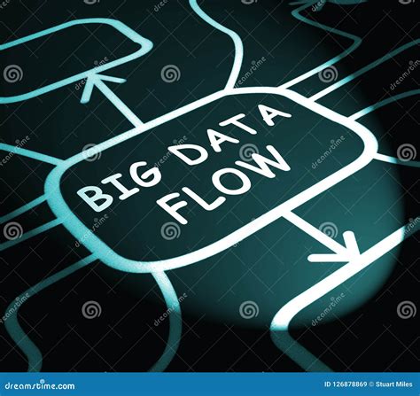Bigdata Flow Stream Of Big Data 3d Illustration Stock Illustration Illustration Of Internet