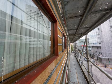 Living In A Property With Cladding Issues Scaffolding Around A Occupied Building For Cladding