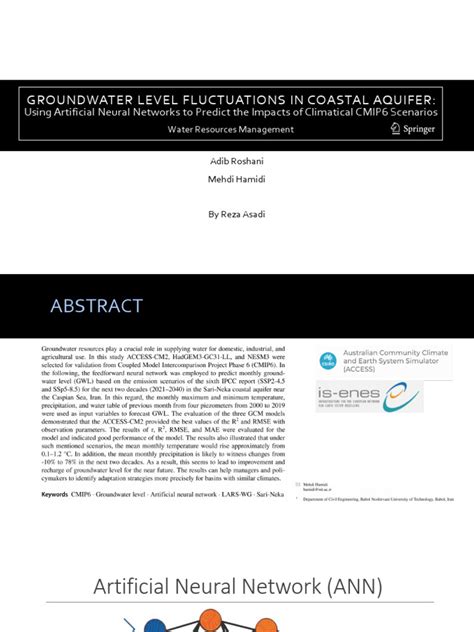 Ground Water Level Precast Using Machine Learning Methods Pdf