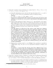 Problem Set Answers Pdf ECON Problem Set Answers Using The Equation System Of