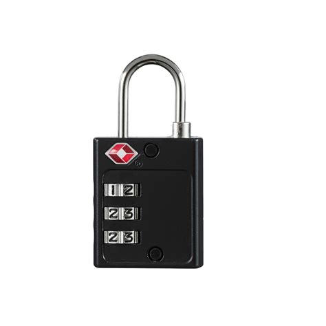 Code Pad Lock Travel Tsa Black