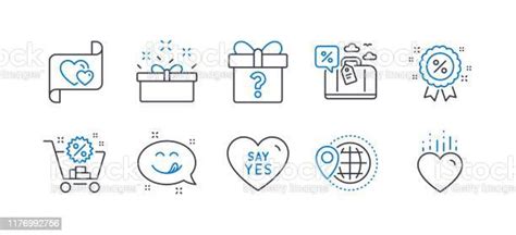 선물 상자 쇼핑 카트 맛있는 미소와 같은 휴일 아이콘 세트 벡터 가격에 대한 스톡 벡터 아트 및 기타 이미지 가격 고급