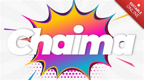Chaima Free Stylish 2025 New Year Image Text Effect Generator