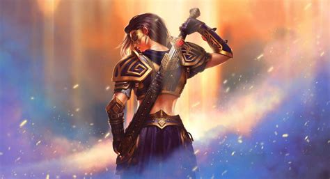 Warrior Girl Wallpapers Top Free Warrior Girl Backgrounds
