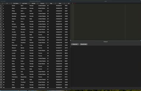 一个小玩意，读取 Excel 文件，可以编辑执行 Python 代码对 Excel 处理 V2ex