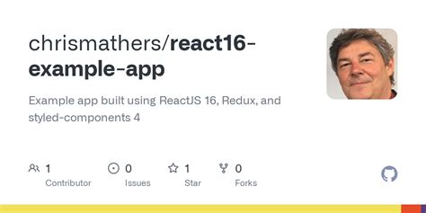 Github Chrismathersreact16 Example App Example App Built Using