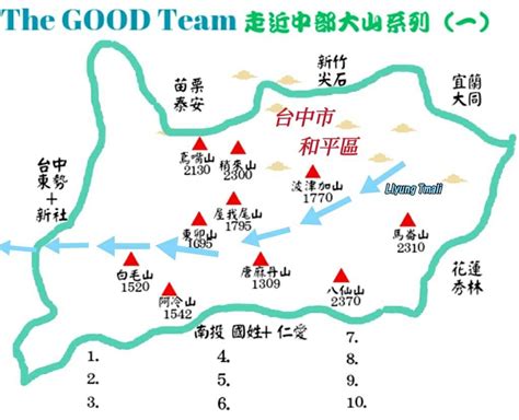 谷關七雄之白毛山 健行筆記