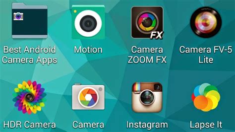 Android X Application Top 5 Best Camera Apps For Android