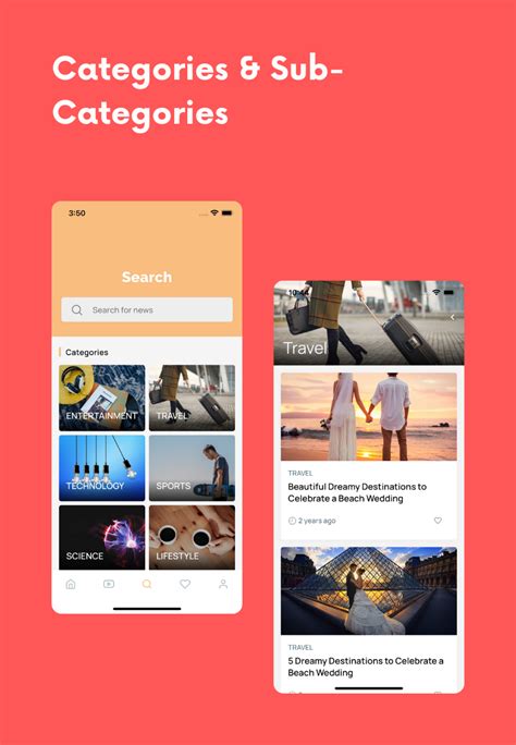 Newsfreak Flutter Mobile App For Wordpress Buy Apps Themes Ui