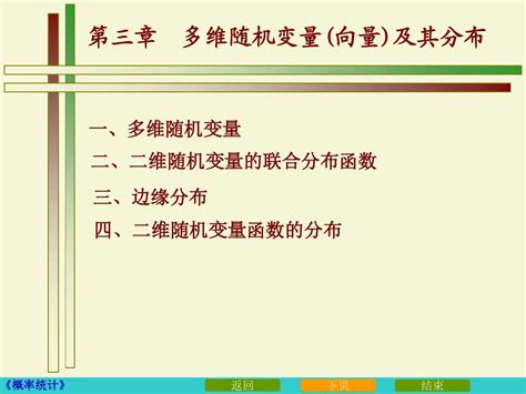 3 1随机向量 Word文档在线阅读与下载 无忧文档