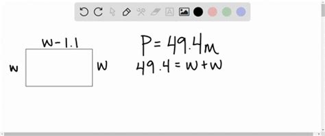 SOLVED Solve Using A Geometry Formula The Length Of The Rectangle Numerade