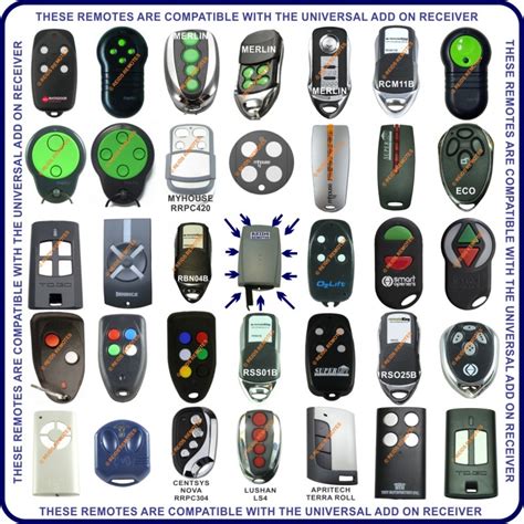 Universal Mhz Add On Receiver Compatible With Over Remotes