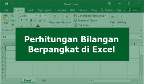 Rumus Kuadrat Cara Menghitung Pangkat Di Excel Lengkap
