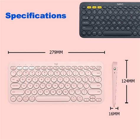 BNIB Logitech Genuine K Bluetooth Keyboard English Layout Pink Computers Tech Parts