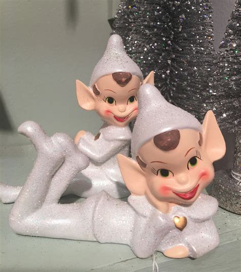 Retro Pixie Elves Retro Christmas Elf