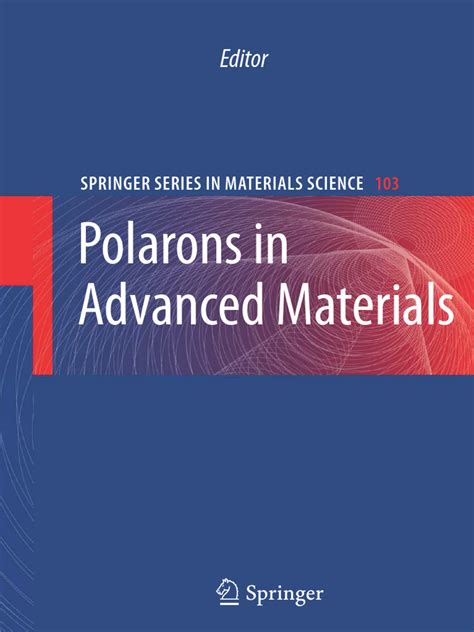 Polarons In Advanced Materials Pdf Condensed Matter Physics Chemistry