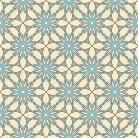 Seamless Spirograph Geometric Texture Background Pattern Stock Vector