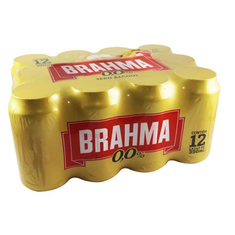 Cerveja Brahma Zero Alcool 350ml Cx 12 Unidade Supermercado Diniz