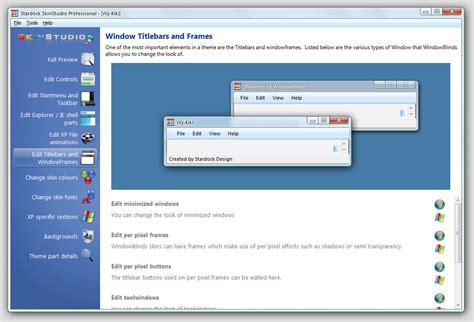 Changing The TitleBars And Borders